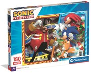 Clementoni - Puzzle 180 Super Sonic the Hedgehog