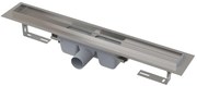 Alca Odtokové žlaby - Sprchový žlab Professional 30 cm, s okrajem pro plný rošt, nerez APZ6-300
