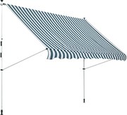 Outsunny Systémový Markýza s Rukávem, Výškově Nastavitelná, Kloubová Markýza, Odolná vůči Nečistotám, Počasíodolná, Markýza na Balkon 150 cm Široká, T