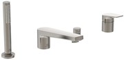 Ideal Standard La Dolce Vita - Baterie na okraj vany, 4-otvorová instalace, Silver Storm BD671GN