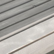 Outsunny Adirondack křeslo - venkovní zahradní křeslo 78L x 89W x 88H cm z masivního jedlového dřeva se šedým opotřebeným efektem pro zahradu, terasu