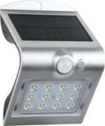 CEN ACSS-151240 SOLÁRNÍ LED ARCADIA 1.5 SENZOR STŘÍBRNÁ 1,5W 4000K 220Lm IP65 - CENTURY