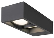SLV Eskina Frame WL, venkovní nástěnné svítidlo, LED 27W 3000/4000K, antracit, 11,5x28,4cm, IP65