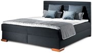 ND Coralo Boxspring 160x200cm šedočerná