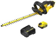 Stanley - 18V AKU plotové nůžky 55 cm, 1x aku 4,0 Ah Li-Ion, nabíječka SFMCHT655M1-QW