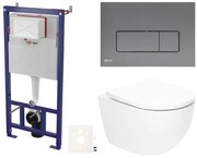 Závěsný wc set do lehkých stěn / předstěnová SAT Fusion SIKOSSTORFUGMM