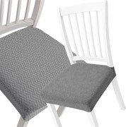Camerazar Nový světle šedý protiskluzový minimalistický potah na židli