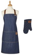 Zástěra a chňapka v sadě 2 ks Oxford Denim – Cooksmart ®