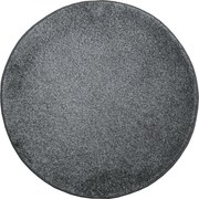 Vopi, Kusový koberec Laguna tmavě šedá kruh, 57x57 (průměr) kruh, šedá, ložnice