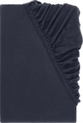 Livarno® Žerzejové napínací prostěradlo, 90-100 x 200 cm (tmavě modrá)