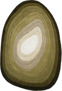 Zelený ručně tkaný vlněný koberec 160x230 cm Puddle Ombre – Flair Rugs