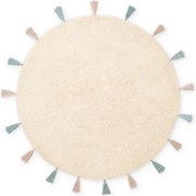 Koberec Hanse Home Snuggle Sunna krémový / vícebarevný kruh