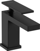 Hansgrohe Tecturis E, páková umyvadlová baterie 80 CoolStart EcoSmart+ s odtokovou garniturou, černá matná, HAN-73002670