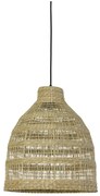 Závěsné svítidlo v přírodní barvě se stínidlem z mořské trávy ø 38 cm Sagar – Light & Living