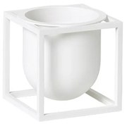 Květináč Kubus Flowerpot White 10 cm Audo Copenhagen