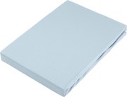 XXXLutz BOXSPRINGOVÉ PROSTĚRADLO, žerzej, světle modrá, 90/220 cm Novel - Prostěradla - 004550010217