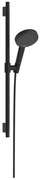 Hansgrohe Raindance Alive Select S - Set sprchové hlavice, tyče a hadice, 3 proudy, EcoSmart, matná černá 24602670