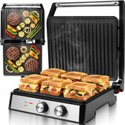 Elektrický kontaktní gril / toustovač XXL 4500W PANINI