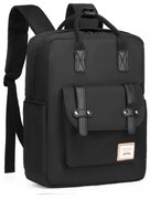 Konofactory Černý odolný batoh do letadla "Traveller" - S (25l) 18L
