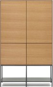 Skříňka v dekoru dubu v přírodní barvě 97,5x160 cm Vedrana – Kave Home