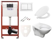 Cenově zvýhodněný závěsný WC set TECE do lehkých stěn / předstěnová montáž+ WC S-Line S-line Pro SIKOTSR0