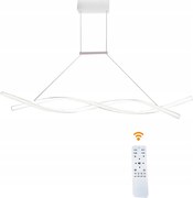 Závěsná Led lampa lustr 24W, stmívatelná, bílá