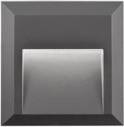 NV 811201 Venkovní nástěnné svítidlo PULSAR tmavě šedý ABS LED 2W 3000K 220-220V 29st. IP54 - NOVA LUCE