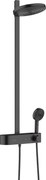 Hansgrohe Pulsify S, Showerpipe 260 2jet EcoSmart s termostatem ShowerTablet Select 400, černá matná, HAN-24241670