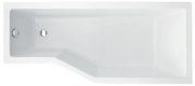 Besco Akrylátová atypická vana INTEGRA 150x75 (170x75) Barva: Bílá, Rozměry (cm): 150x75, Orientace: Pravá