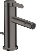 Axor One - Bidetová baterie s výpustí, EcoSmart, kartáčovaný černý chrom 48210340