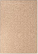 NORTHRUGS, Kusový koberec Duet Rosel 106252 Beige/White - na ven i na doma, 120x170, béžová, chodba / předsíň