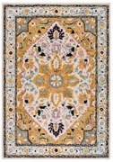 Žlutý vlněný koberec 170x120 cm Dahlia - Flair Rugs