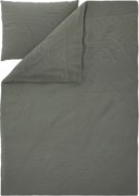 Livarno® Ložní povlečení s podílem lnu, 140 x 200 cm, 70 x 90 cm (zelená)