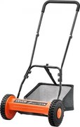 Ruční vřetenová sekačka VEVOR 40 cm, 5 nožů, bez motoru, nastavitelná výška sečení 15-45 mm, sekačky s víkem na trávu pro zelené trávníky, příjezdové cesty a dvory