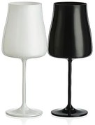 Crystalex Sklenice na víno Black White 400 ml 2 ks