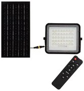 LED Venkovní solární reflektor LED/10W/3,2V IP65 4000K černá + DO