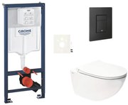 Závěsný wc set do lehkých stěn / předstěnová montáž SAT Infinitio SIKOGRSIN11EKF0