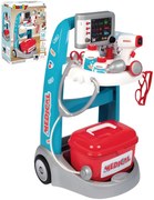 SMOBY Lékařský vozík + dětské lékařské potřeby na baterie Světlo Zvuk sb340207