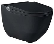 Laufen Cleanet Riva - Elektronický bidet s keramikou, Rimless, SoftClose, LCC, matná černá H8206917160001