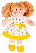 Bigjigs Toys Látková panenka Zoe 28cm