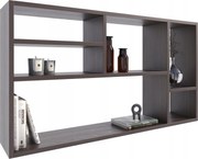 Závěsná nástěnná police Milano wenge závěsný regál na knihy fotografie Per