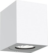 NOR 49711001 Venkovní nástěnné svítidlo Canto Kubi 2 2x6W LED bílá čirá - NORDLUX