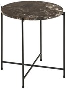 Kulatý odkládací stolek s mramorovou deskou ø 42 cm Avila – Actona
