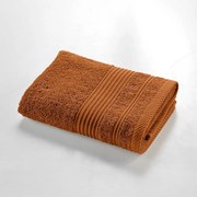 Froté bavlněný ručník v terakotové barvě 50x90 cm Tendresse – douceur d'intérieur