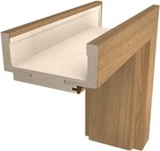 Obložková zárubeň DRE 70 cm jilm pro tloušťku stěny 14-16 cm pravá O4J70P8