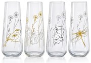 Crystalex Sklenice na prosecco Meadow 250 ml, 4 ks