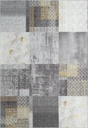 Spoltex, Kusový koberec Edessa 1300 Grey, 140x200, šedá, chodba / předsíň