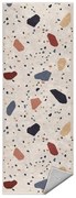 Krémový pratelný běhoun 80x200 cm Cracked Terrazzo – Mila Home
