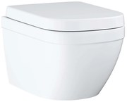Grohe Euro Ceramic - Závěsné WC se sedátkem softclose, rimless, Triple Vortex, alpská bílá 39554000