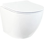 Hydroland Závěsná WC mísa se SoftClose sedátkem Karat, bílá